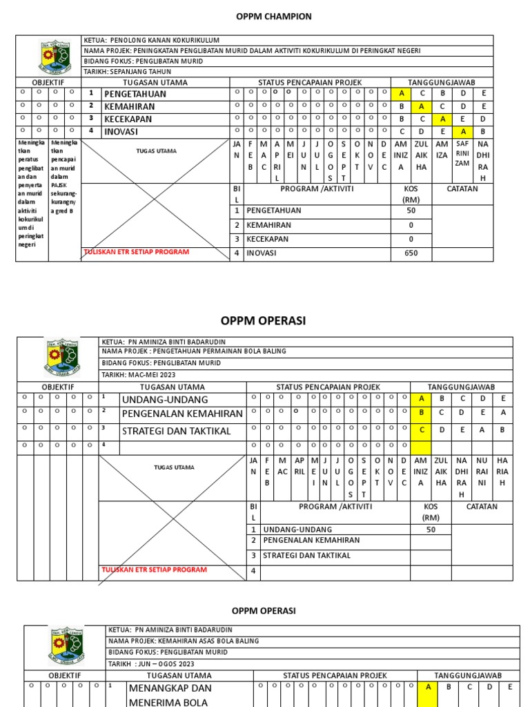 CONTOH PSO (COPY PASTE & EDIT) .PPTM | PDF