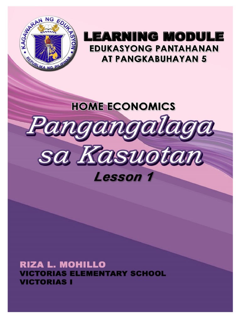 EPP 5 HE Module 3 | PDF