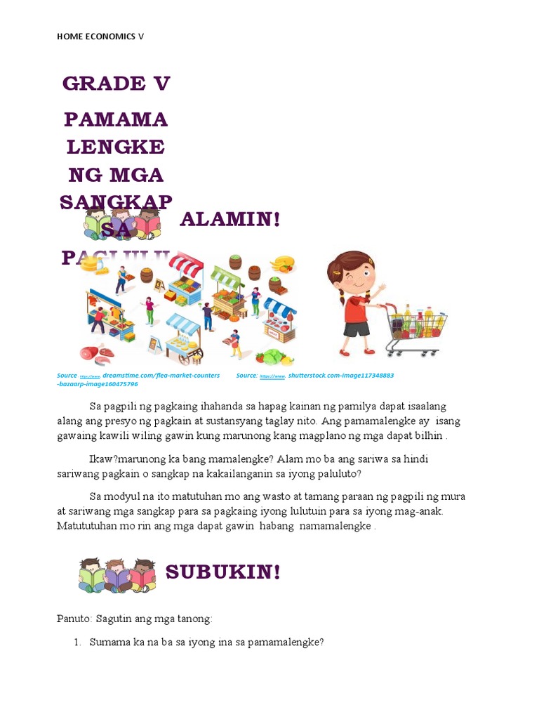 EPP 5 HE Module 8 | PDF