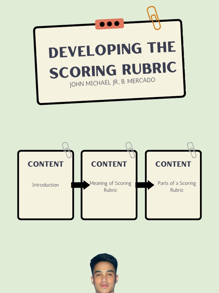 Developing the Scoring Rubric | PDF | Rubric (Academic) | Evaluation