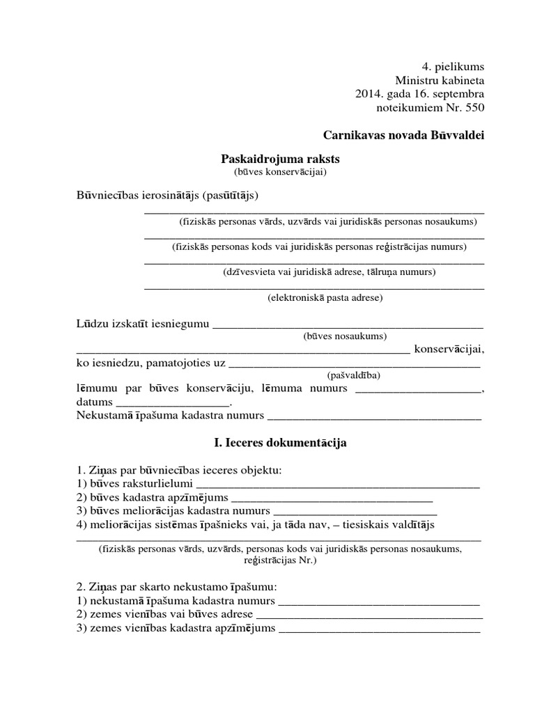 Paskaidrojuma Raksts Konservacija Melioracija | PDF