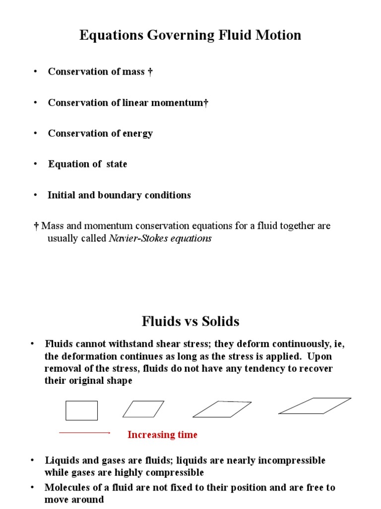 HMT Module4 FlowGovEqns PDF | PDF | Fluid Dynamics | Stress (Mechanics)