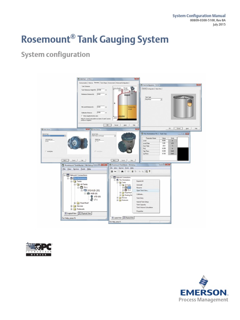 Rosemount Tank Gauging System | PDF | Radar | Microsoft Windows