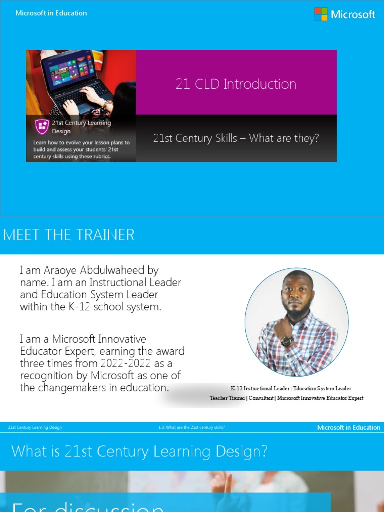 2 21CLD MIE - What Are 21st Century Skills | PDF