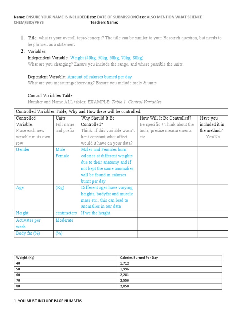 Bio Lab Template | PDF | Experiment | Citation