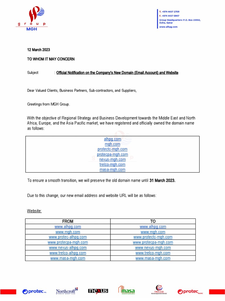 MGH HPG - Letter Head - Word File | PDF