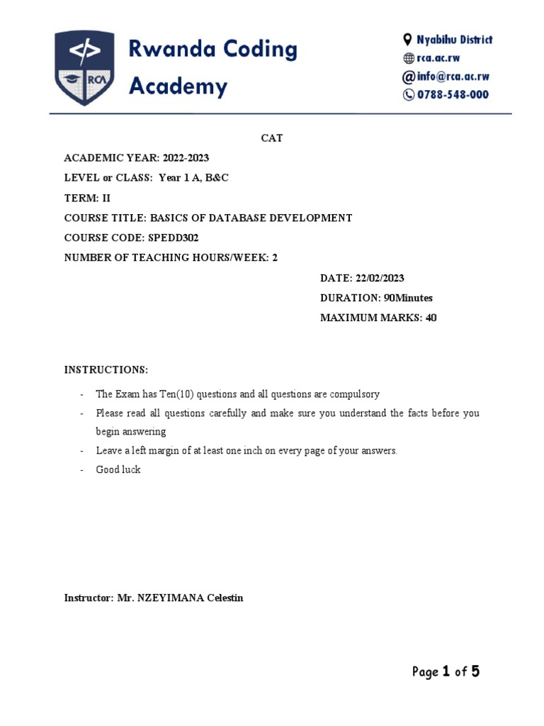 Creating Database Tables For A Stock Management System Pdf