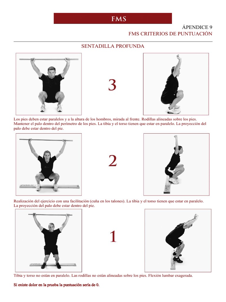 Test FMS | PDF | Rodilla | Anatomía humana
