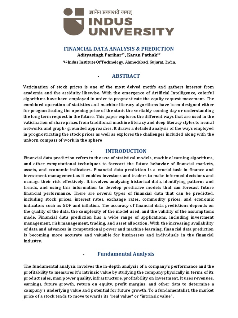 Document From Aditya | PDF | Technical Analysis | Stocks