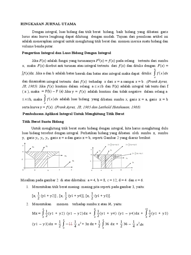 Aplikasi Integral dalam Fisika | PDF