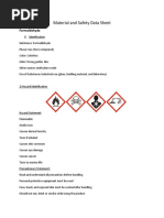 DCP MSDS | PDF | Dangerous Goods | Personal Protective Equipment