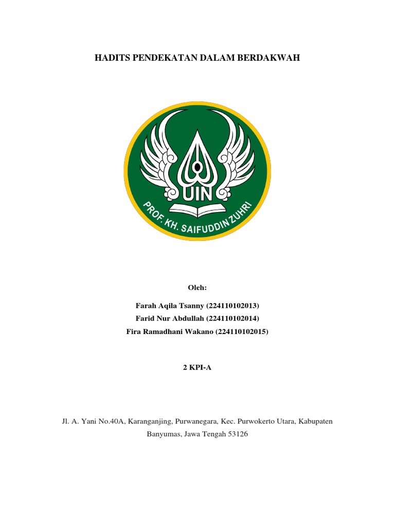 Makalah Hadits Kelompok 5 | PDF