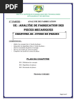 Gamme Fabrication | PDF