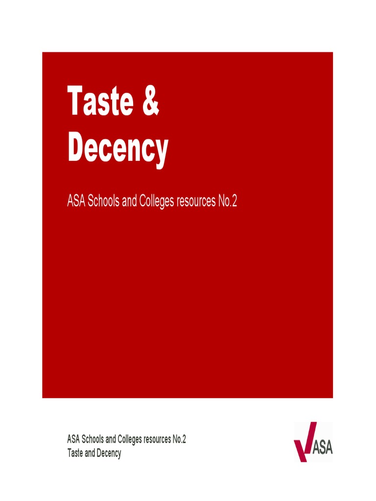 ASA Taste and Decency 2005 School Resource 2 | Download Free PDF ... ASA Taste and Decency 2005 School Resource 2 | Download Free PDF ...