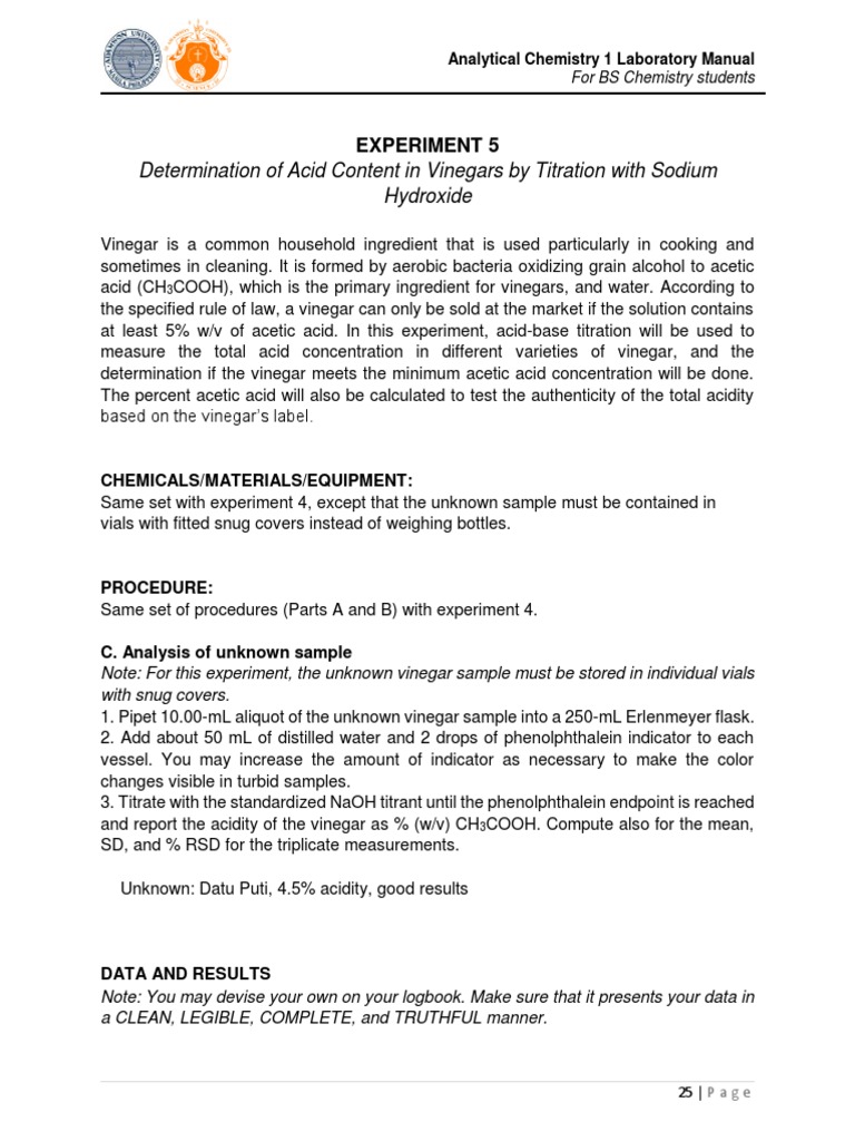 Expt 5 - Lab Manual | PDF