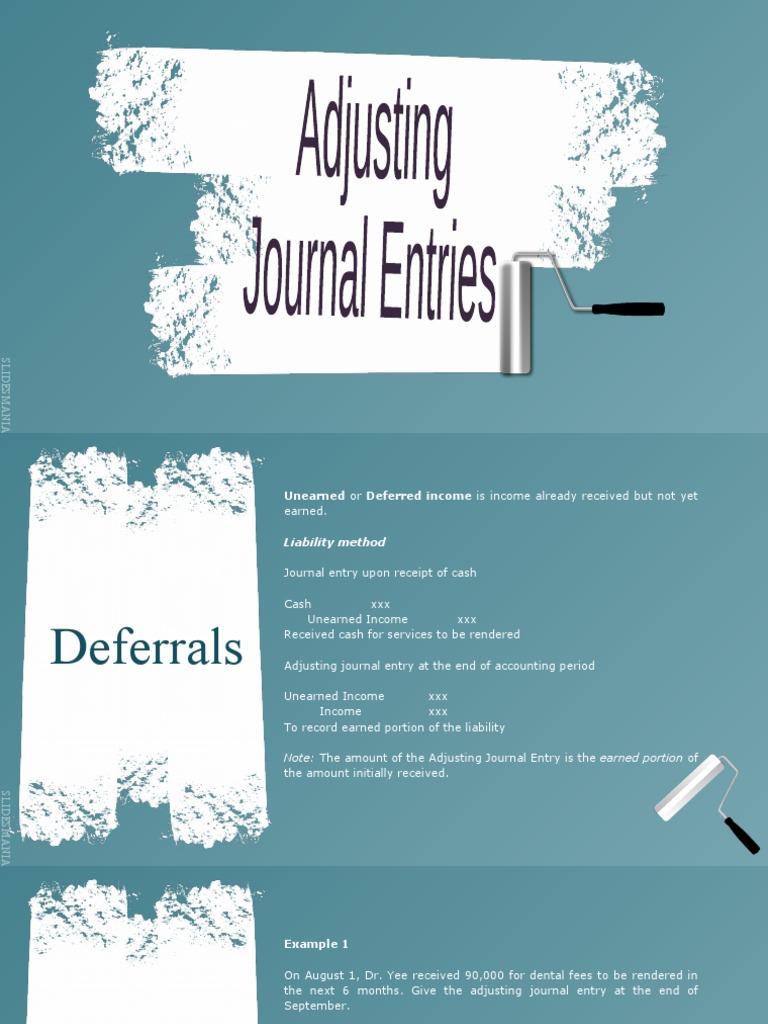 Adjusting Journal Entries Examples