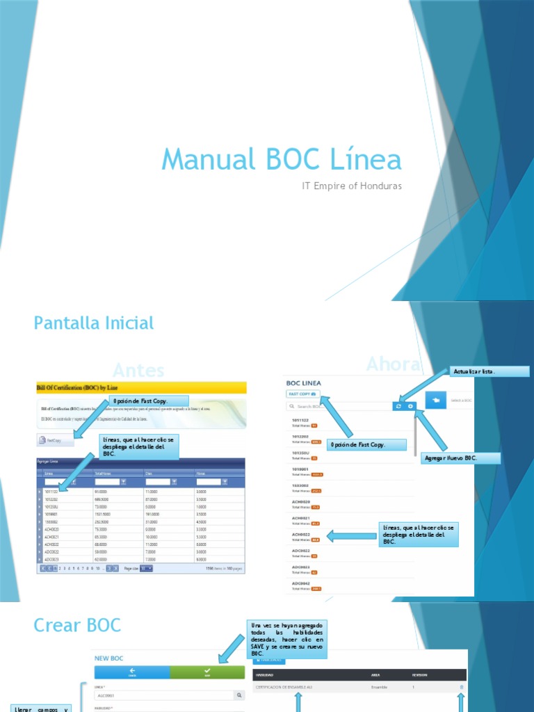 Manual BOC Línea | PDF | Software | Informática