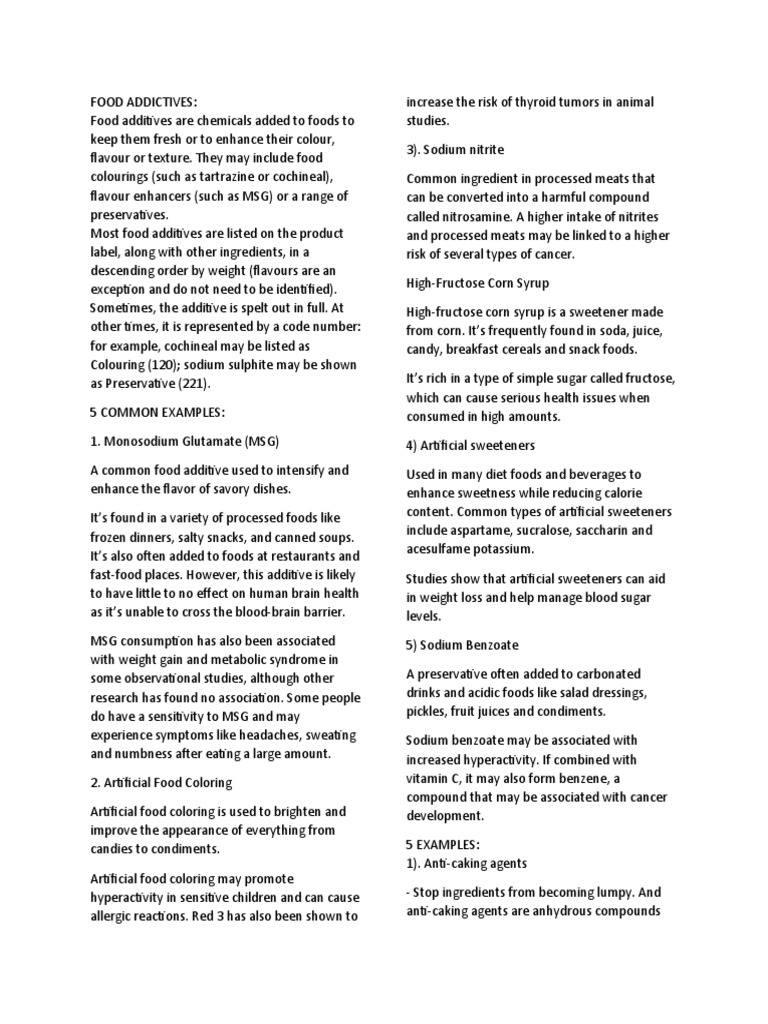 Con Chem | PDF | Sugar Substitute | Taste