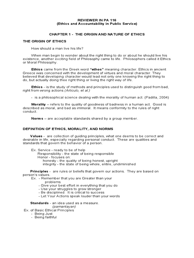 Reviewer in Pa 116 | PDF | Working Class | Morality