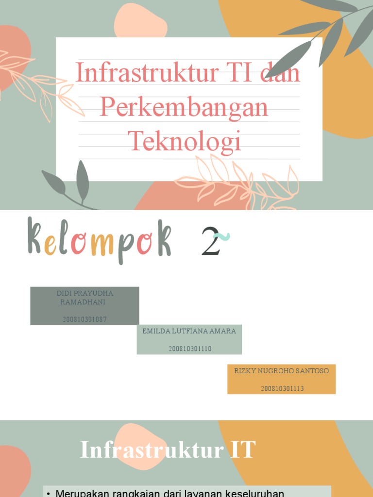K.2_Chapter 5_Infrastruktur TI dan Perkembangan Teknologi | PDF