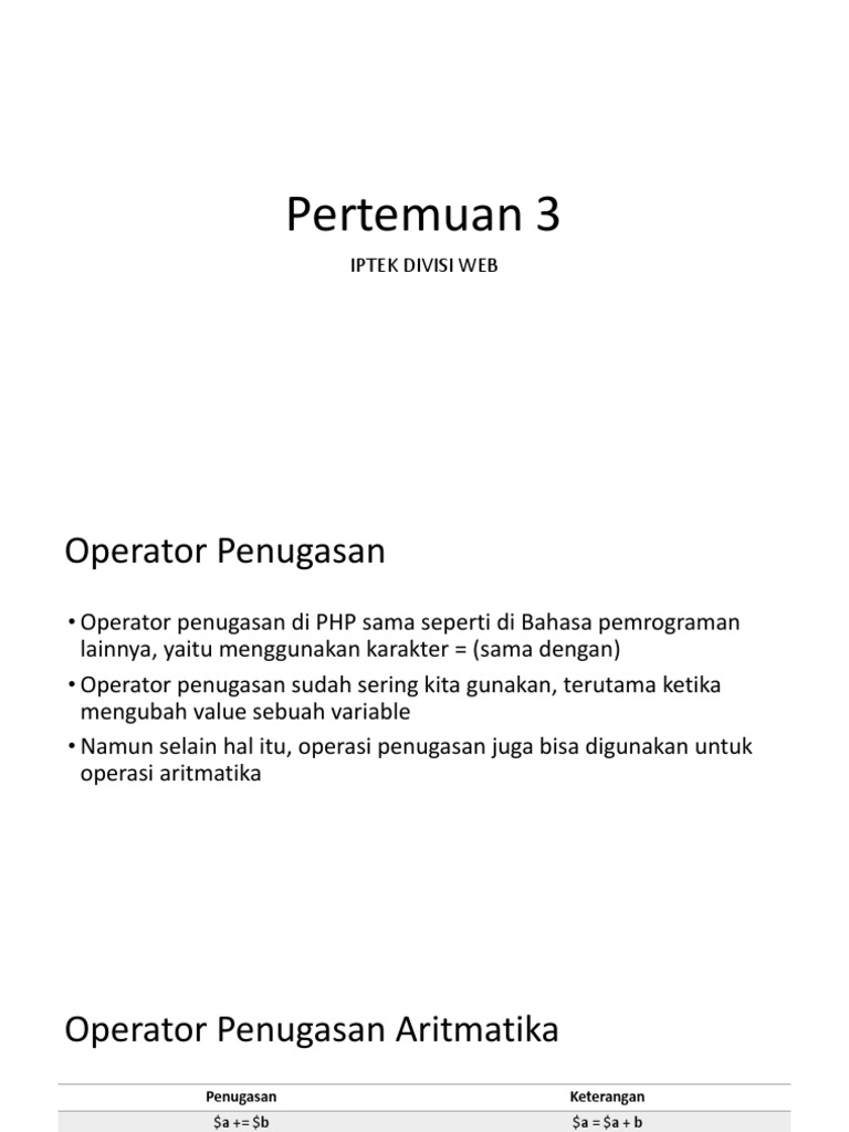 Pertemuan3 Iptekweb | PDF