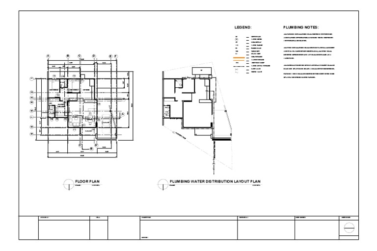 PLUMBING-WATER-DISRIBUTION-LAYOUT-PLAN-EXAMPLE | PDF | Plumbing ...