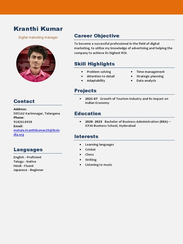 SIP Resume | PDF