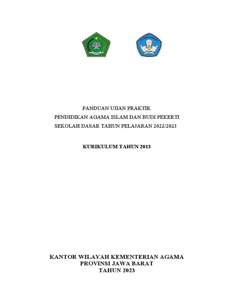Kisi-Kisi Ujian Praktik Pai 2022-2023 | PDF