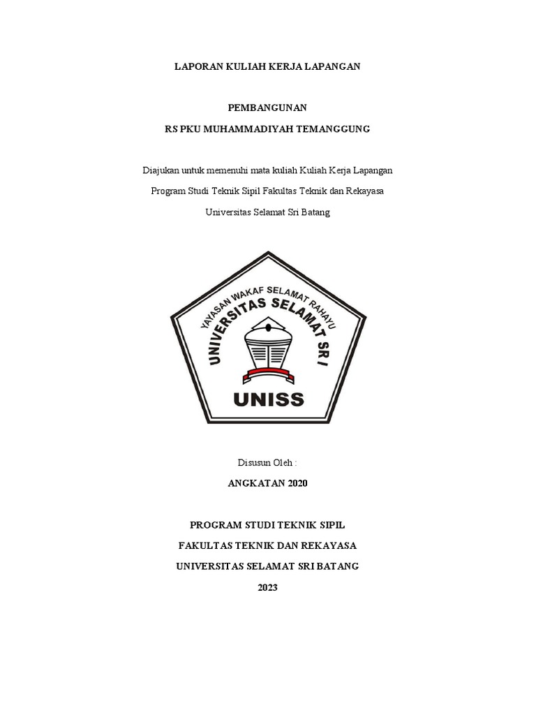 Laporan Kuliah Kerja Lapangan | PDF
