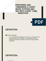 Adult Chest Tube Dressing Change Guide | PDF