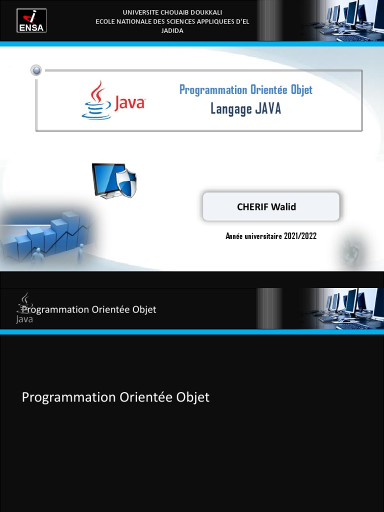 Cours Java: Programmation Orientée Objet | PDF | Classe (informatique ...