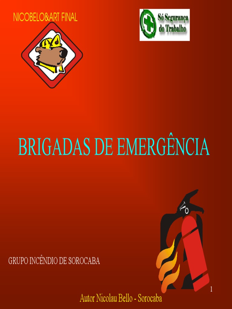 BRIGADAS DE EMERGÊNCIA | PDF