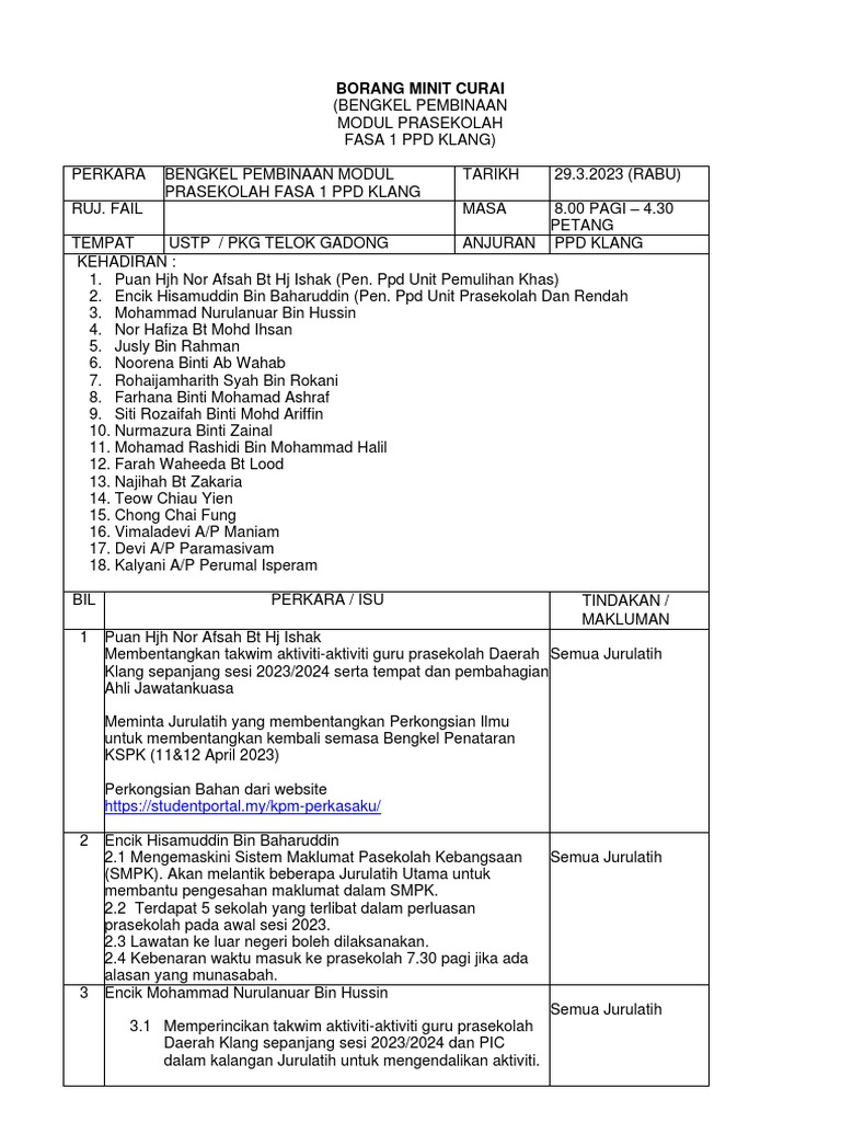 Minit Curai 29.3.2023 | PDF