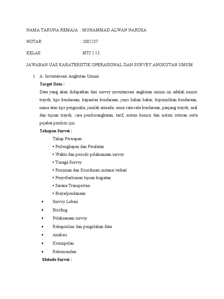 Jawaban No 1 - Muhammad Alwan Narosa - 2002237 - MTJ 2.13 | PDF