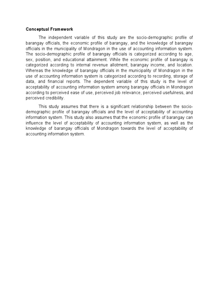 Conceptual Framework | PDF