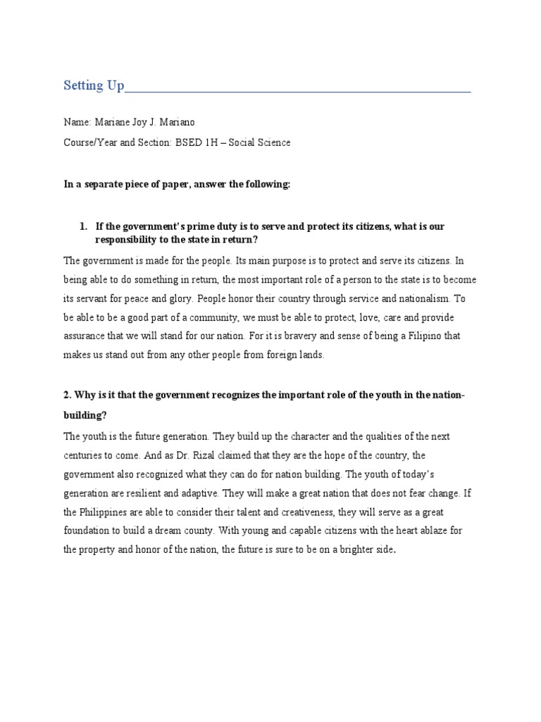 Activity 7 NSTP | PDF | Volunteering