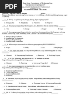 FILIPINO Grade 2 Periodical Test With TOS Edited | PDF
