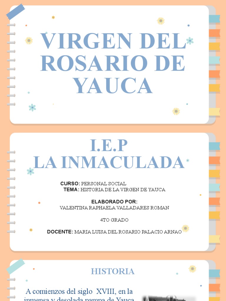 Virgen Del Rosario de Yauca | PDF | Rosario | María, madre de Jesús