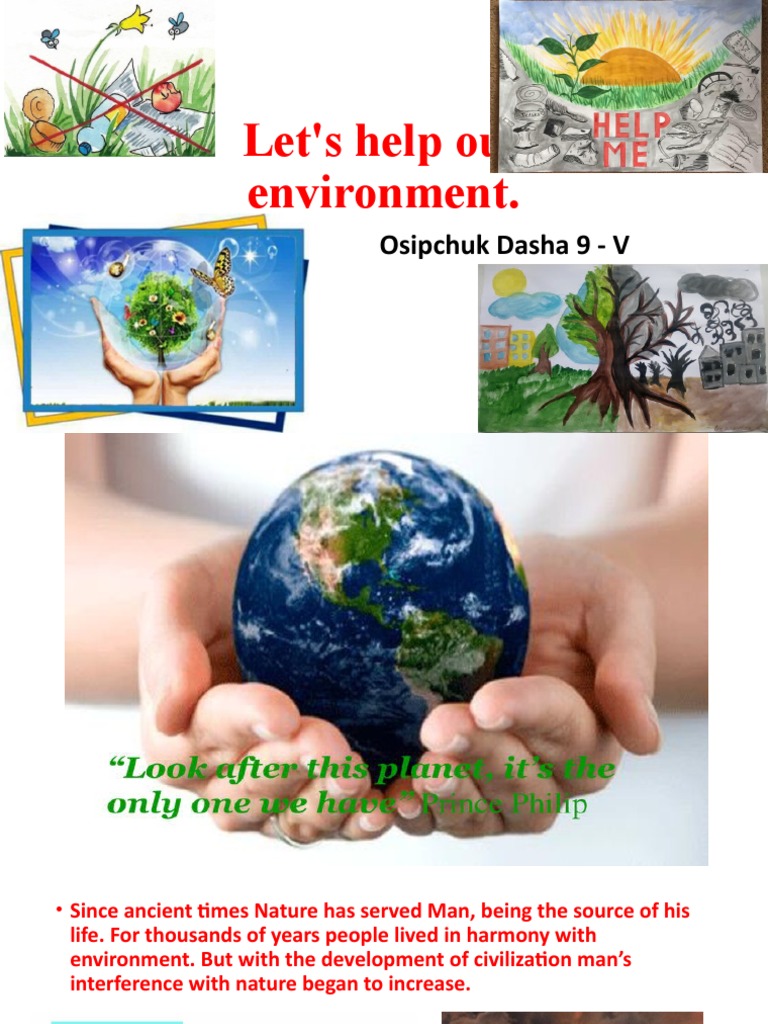 Let's Help Our Environment | PDF | Natural Environment | Pollution