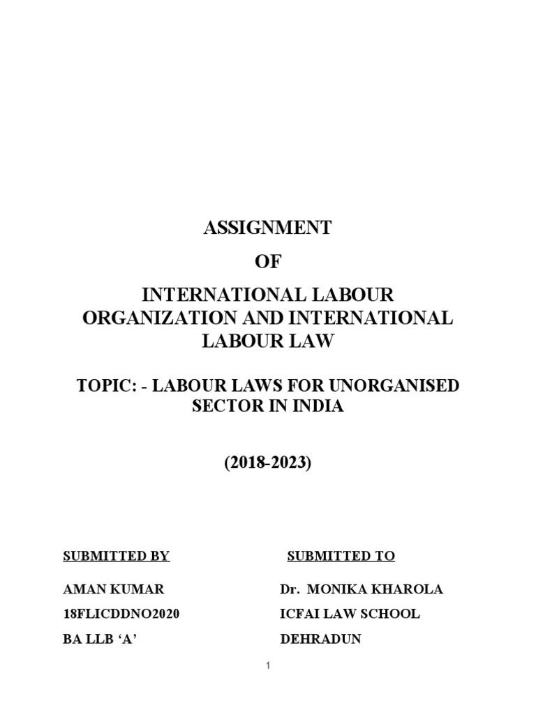 Aman Labour | Download Free PDF | Labour Law | Employment