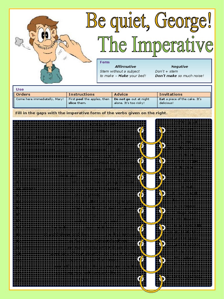 The Imperative | PDF | Language Mechanics | Languages
