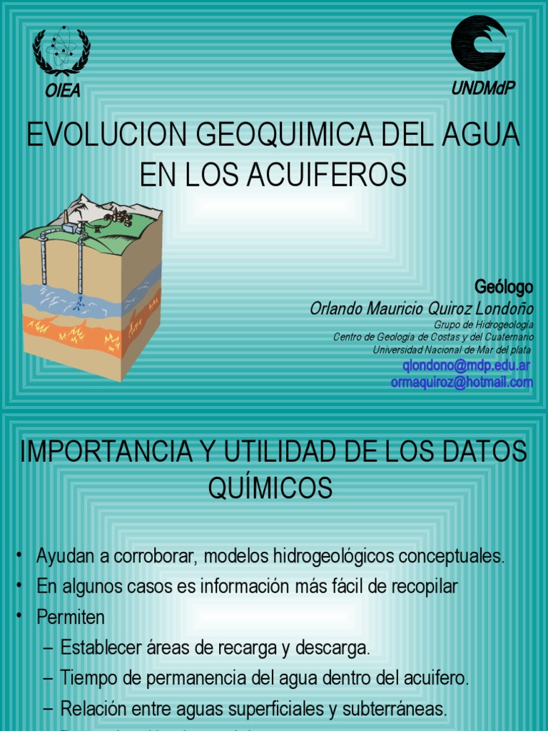 Evolución Geoquímica | PDF | Agua subterránea | Agua