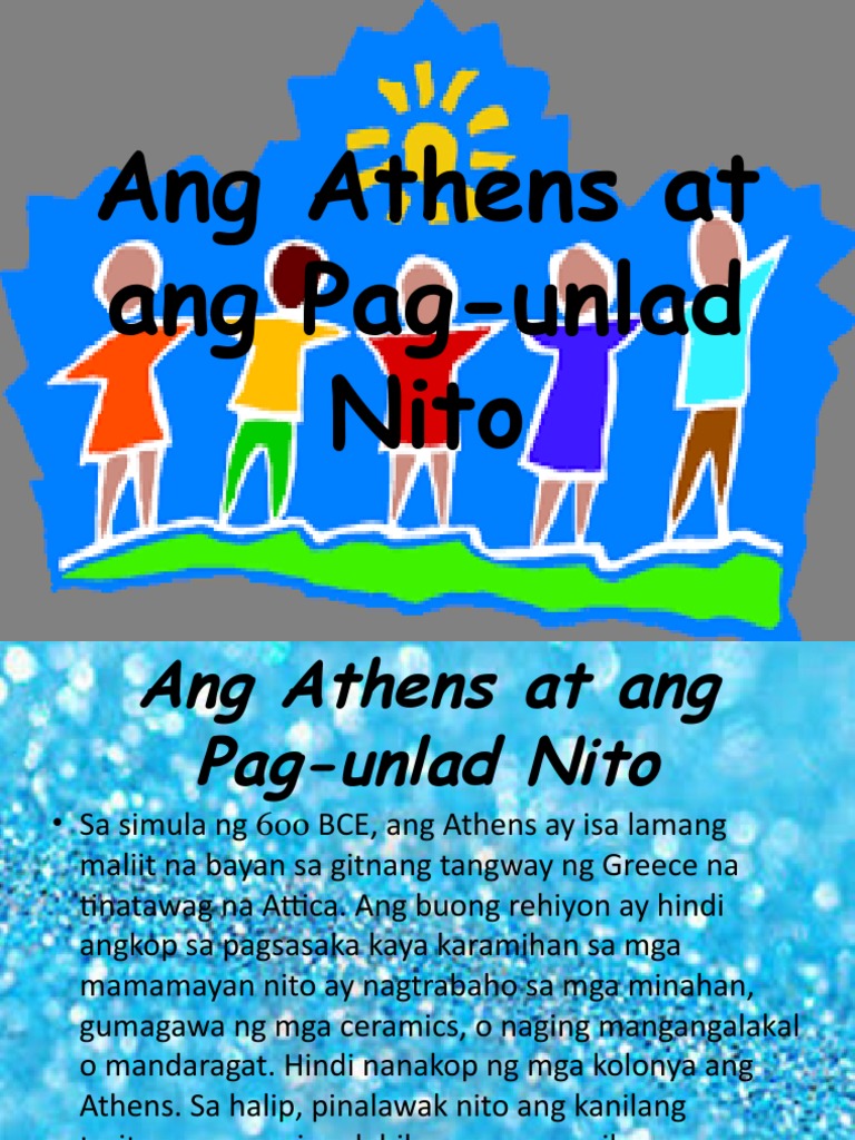 Ang Athens at Ang Pag-Unlad Nito | PDF
