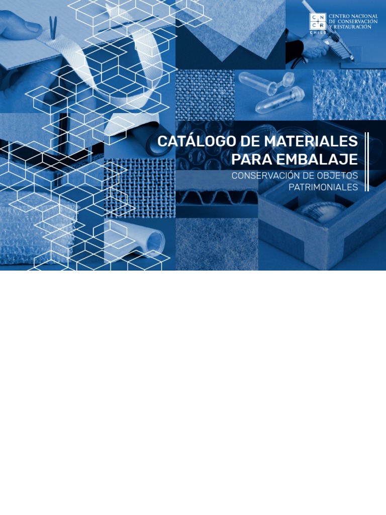 Catálogo de Materiales para Embalaje Conservación de Objetos ...