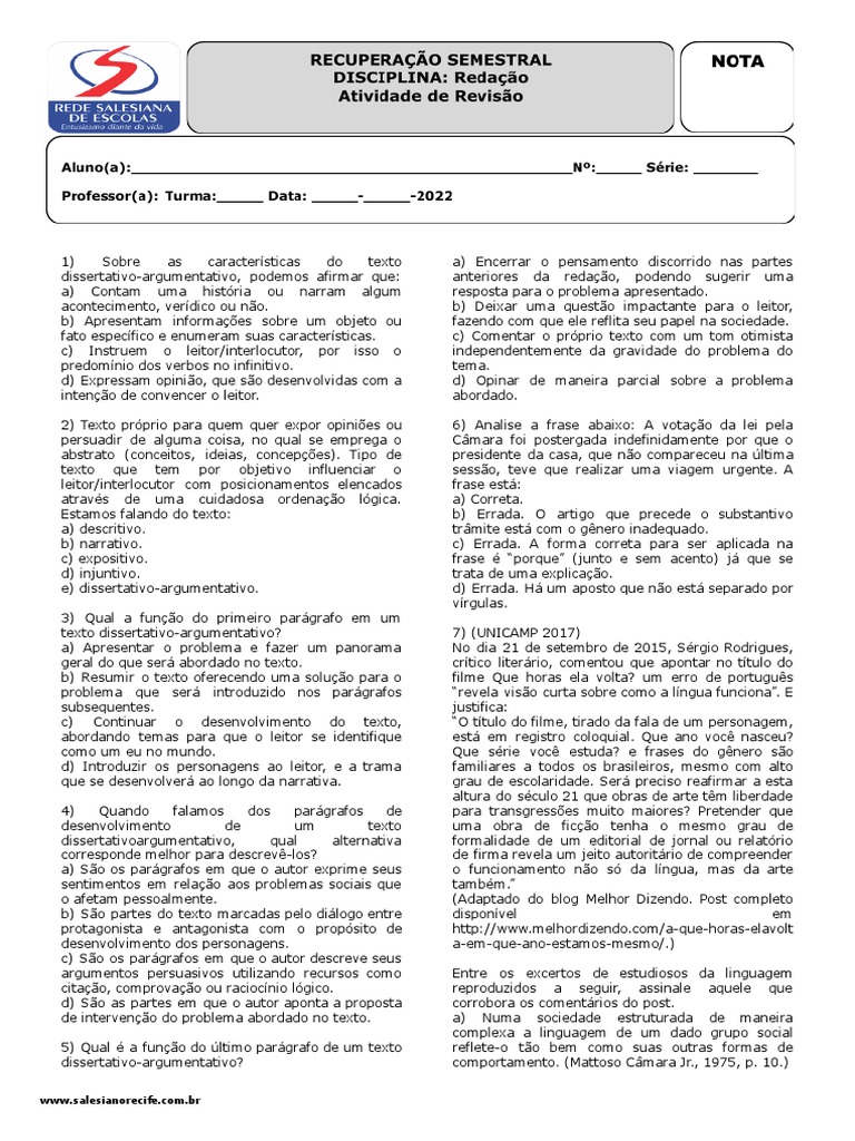 LAIS EVANGELISTA ALBUQUERQUE - Atividade | PDF