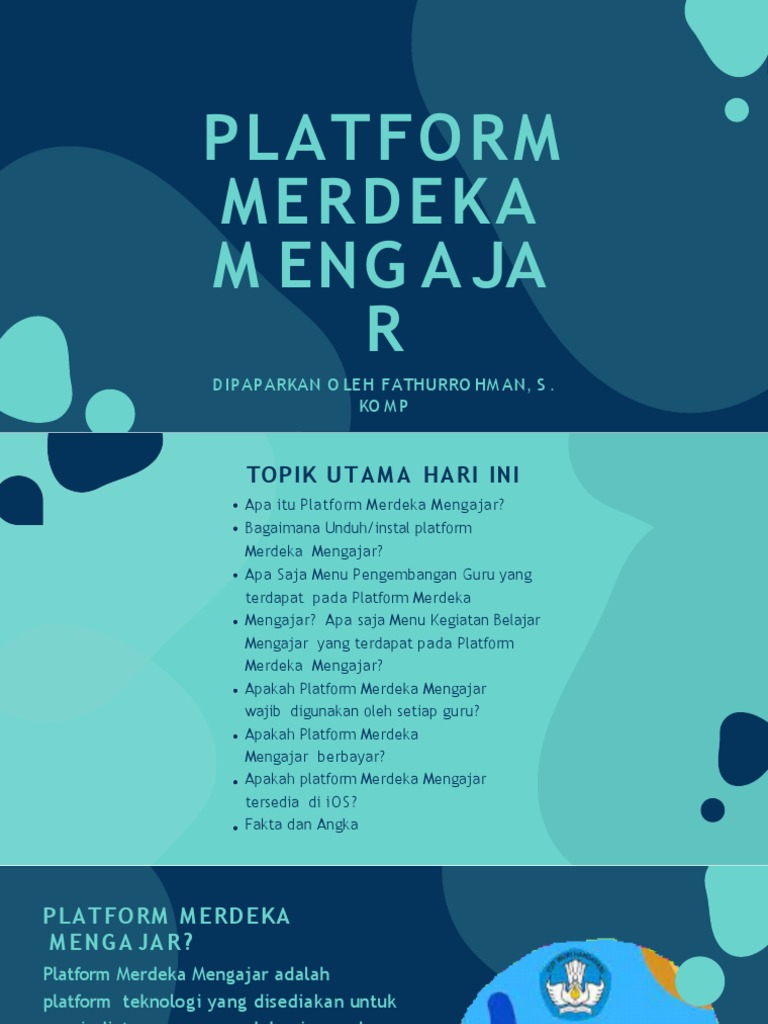 Panduan Platform Merdeka Mengajar | PDF