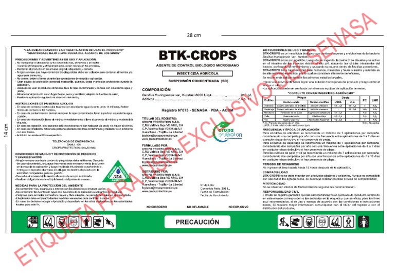 Btk-Crops 200L | PDF