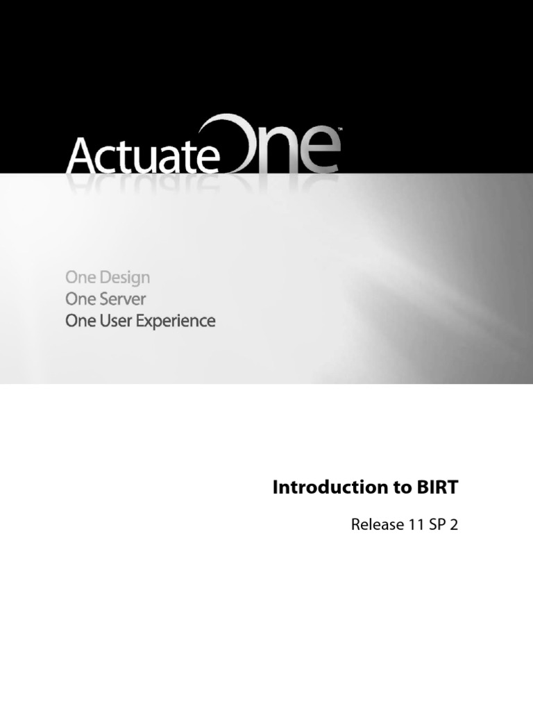 Introduction To BIRT | PDF | Page Layout | Microsoft Windows