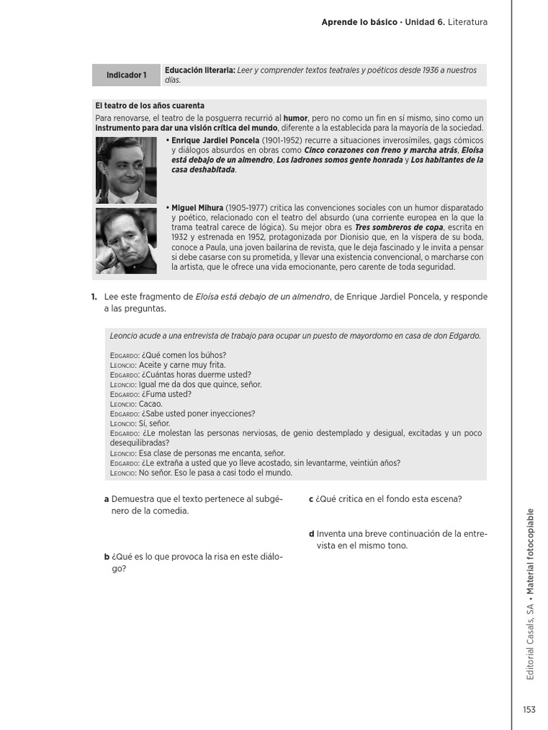 Aprende Lo Basico Unidad 6 Literatura - 2015195 | PDF | Poesía | Literatura española