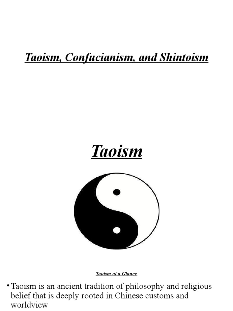 Comparative Religions - Taoism | PDF | Tao | Laozi